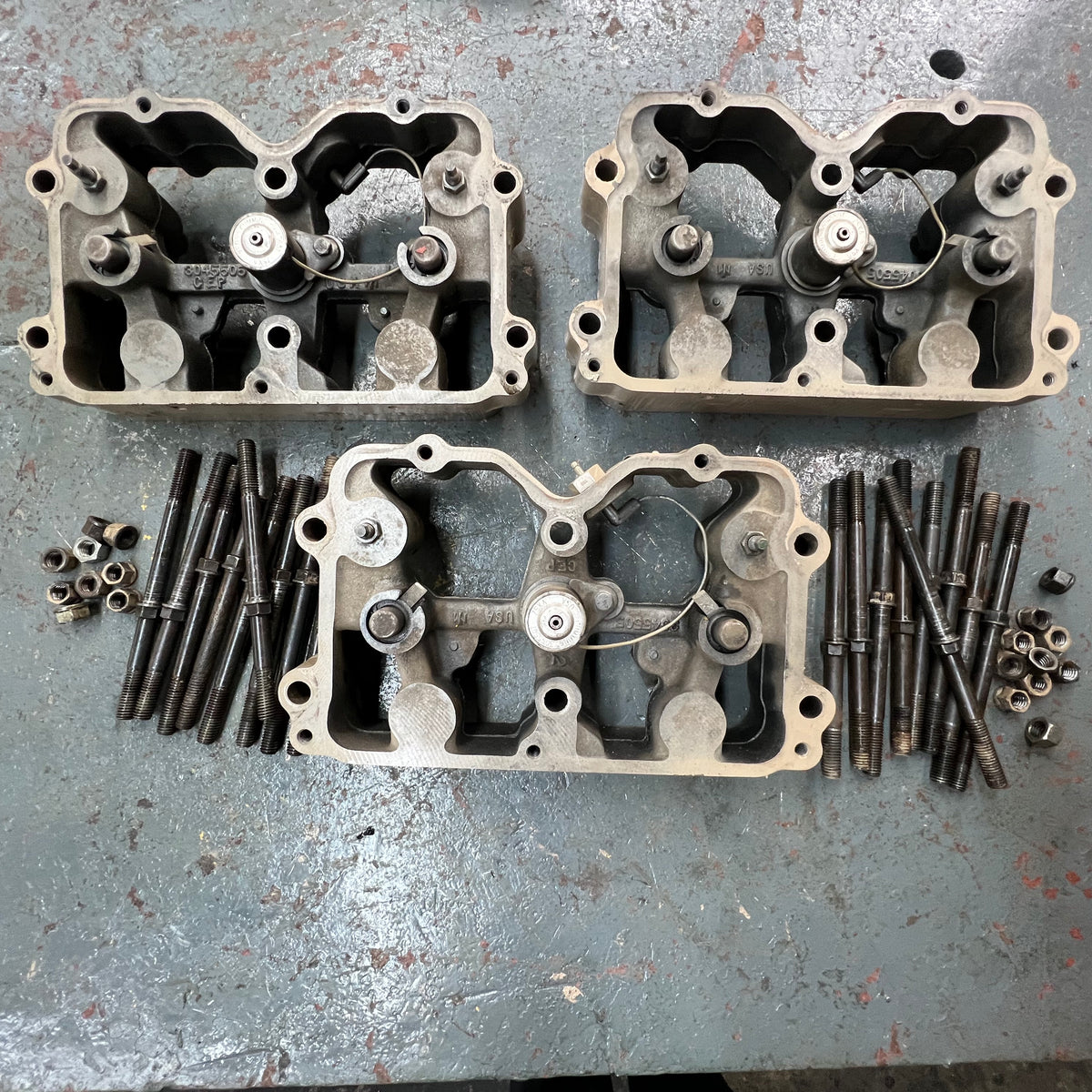 1987 Cummins NT/NH 855 Engine Jake Brakes Assembly C14A w/Bolts and Nu ...